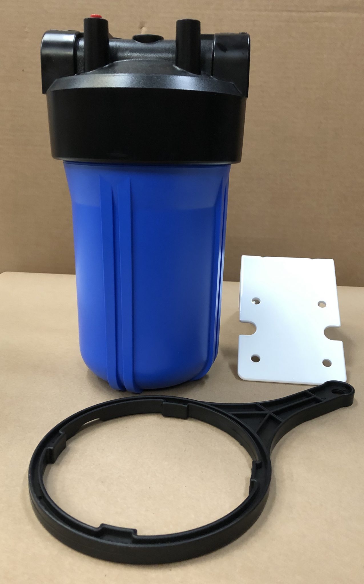 DTW 10" "Big Blue" Large Diameter Water Filter Housing, Includes ...